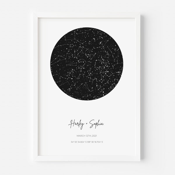 Star Map - Etsy