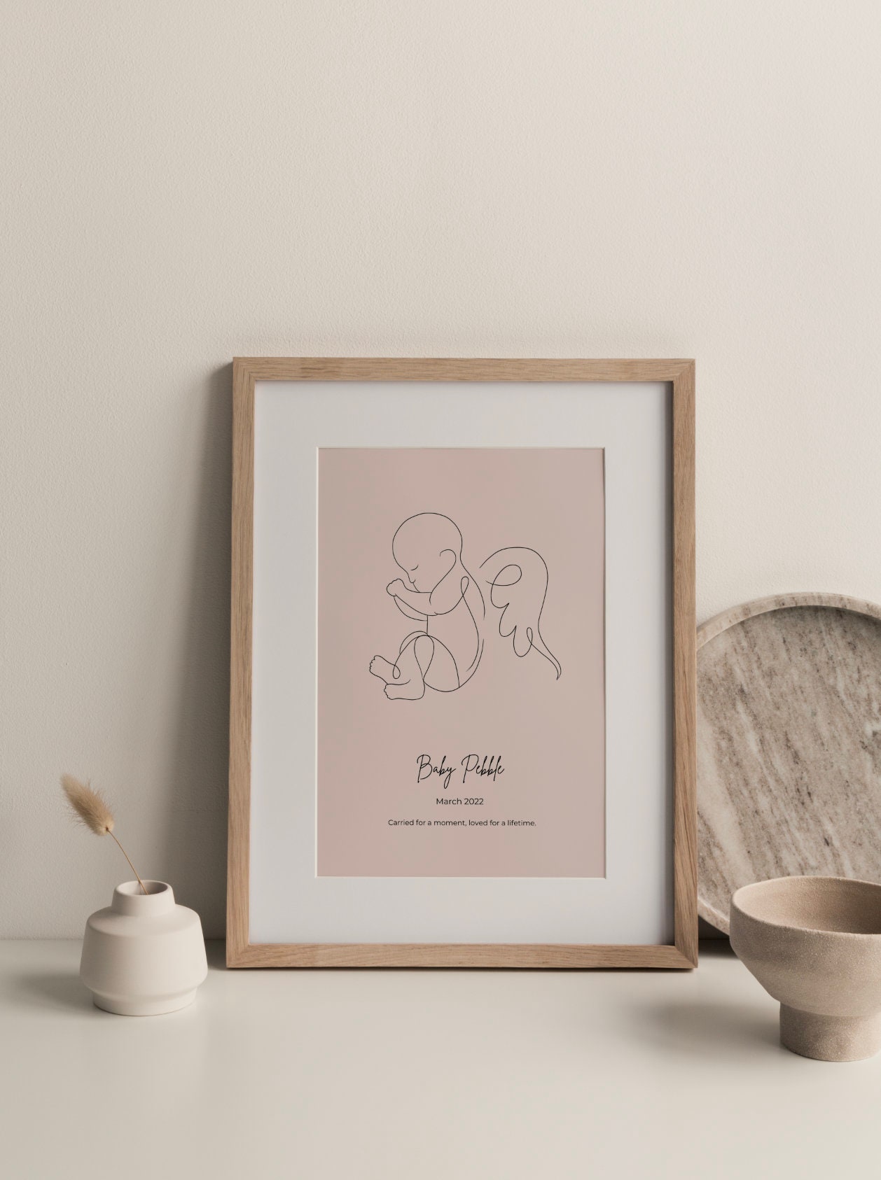 Custom Angel Baby Poster Print infant Loss Miscarriage - Etsy
