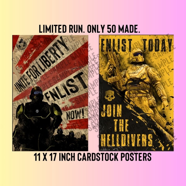 Helldivers 2 Propaganda Poster - Etsy