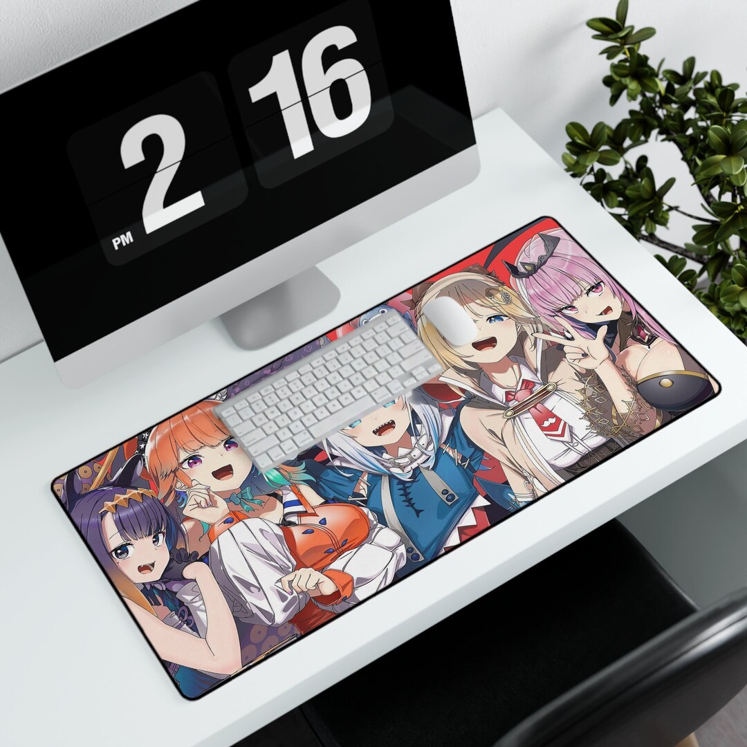 Holomyth Vtubers Mousepad | Gawr Gura, Ina, and More Virtual Vtuber ...