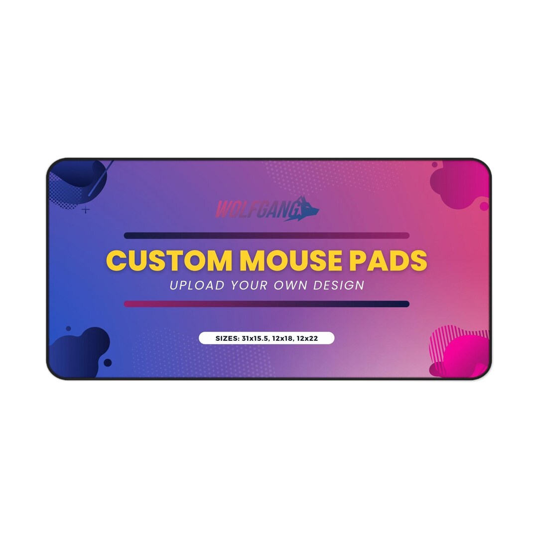 Make Your Own Custom Mousepad, Customizable Desk Mat Pad ...