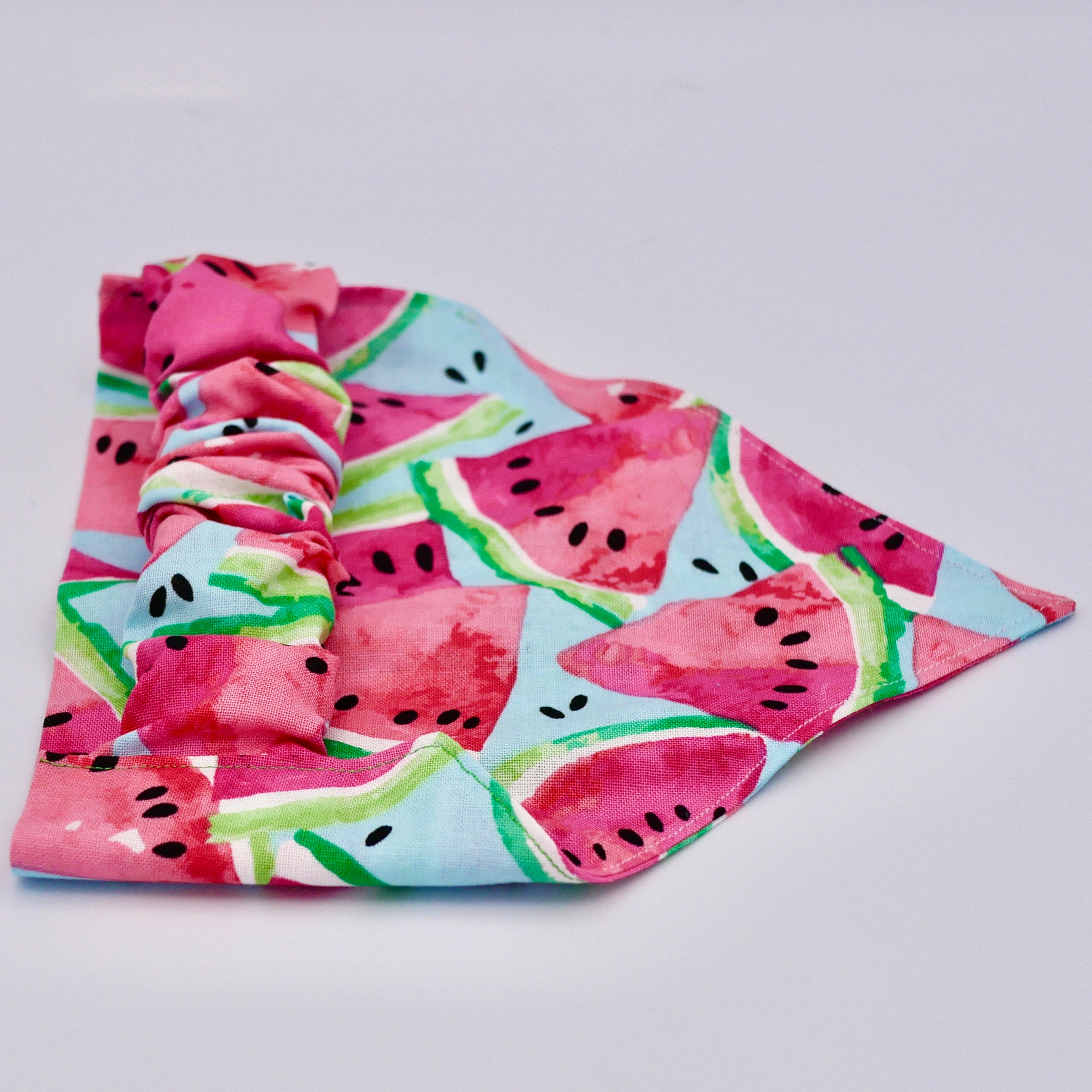 Watermelon bandana Summer Slip On Elastic Dog Bandana | Etsy