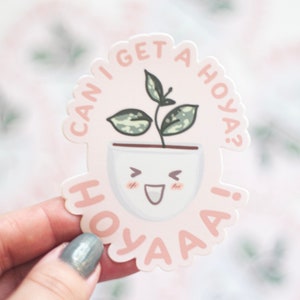 Can I Get a HOYA Sticker // Hoya Vinyl Sticker // Gifts for Plant ...