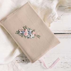 Embroidered Book Cover. Stationery. Journal Cover - Etsy