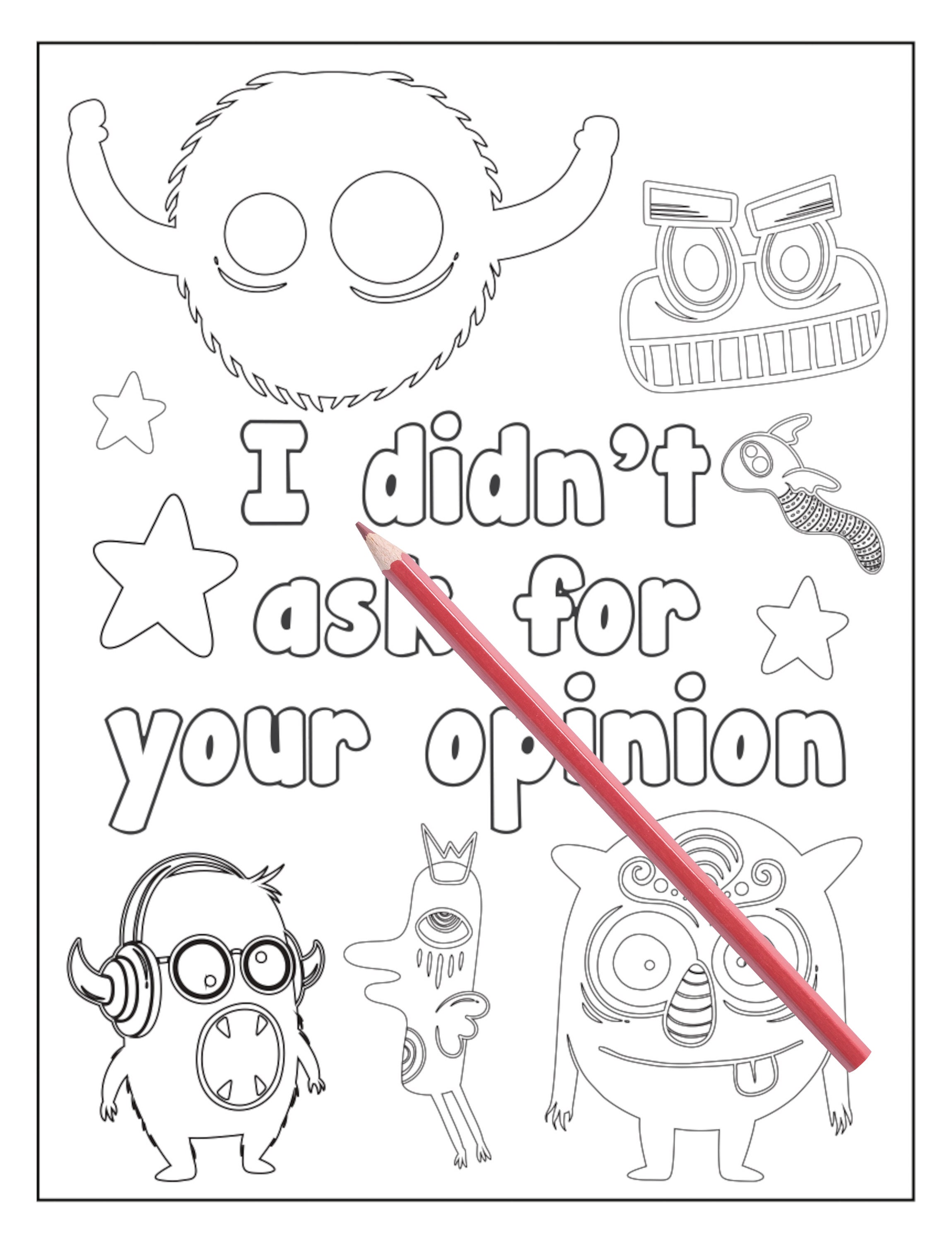 Swear Word Coloring Pages, Sweary Coloring Book, 30 Cuss Word Coloring ...
