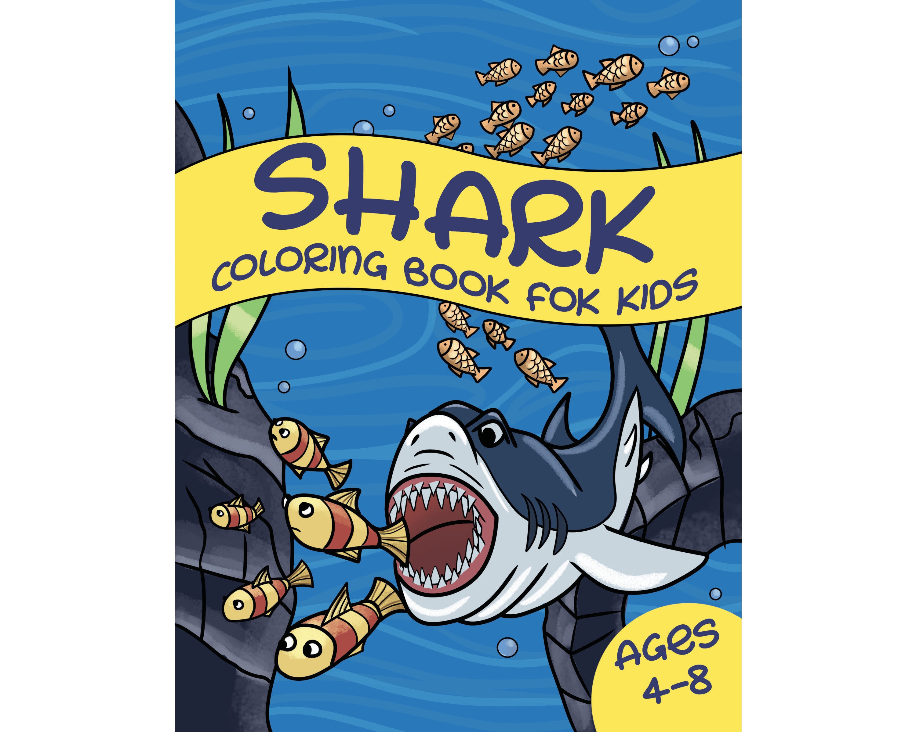 Ocean Shark Coloring Pages