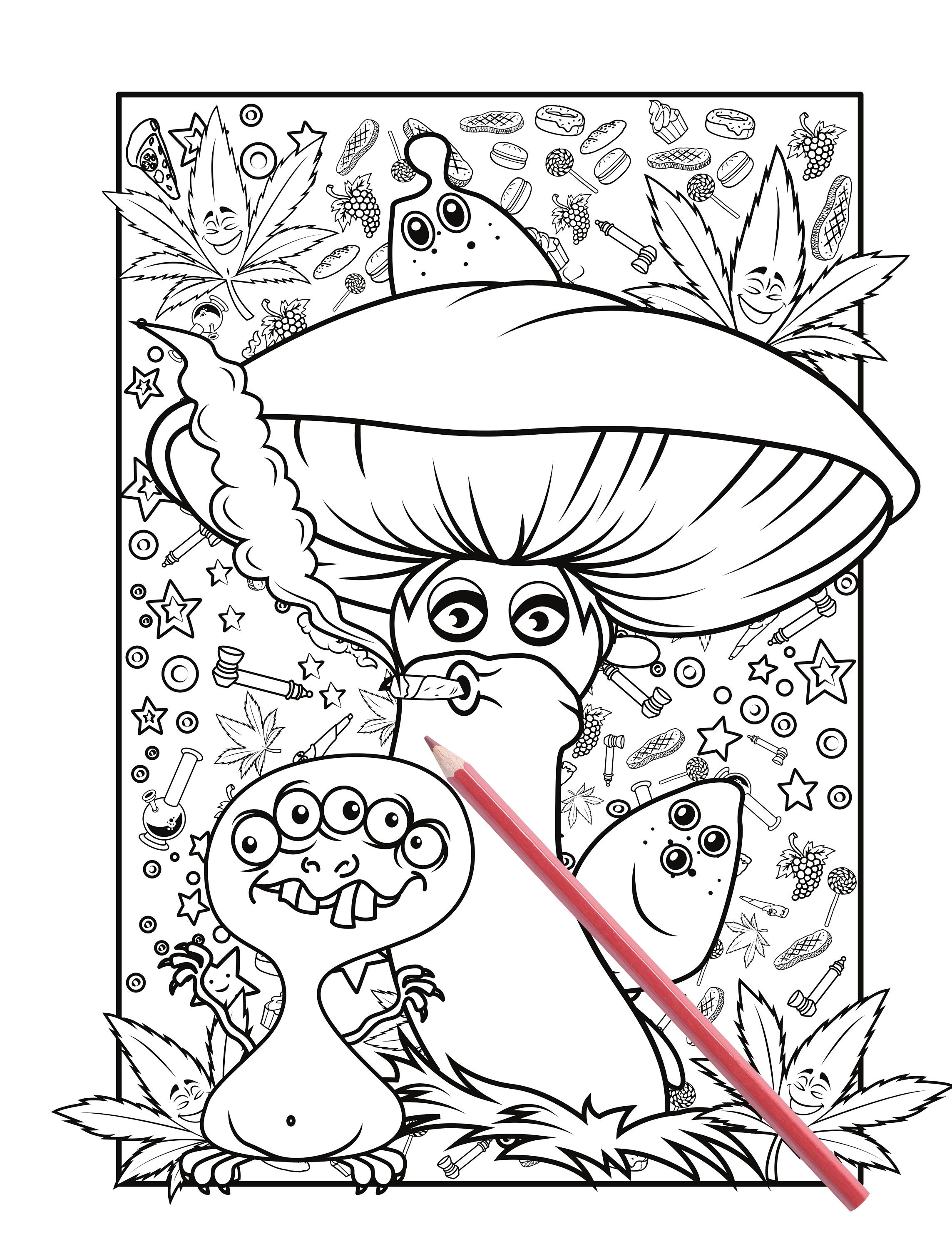 Cloudy With A Chance Of Meatballs Coloring Pages