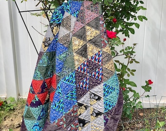 Psychedelic Quilt - Etsy