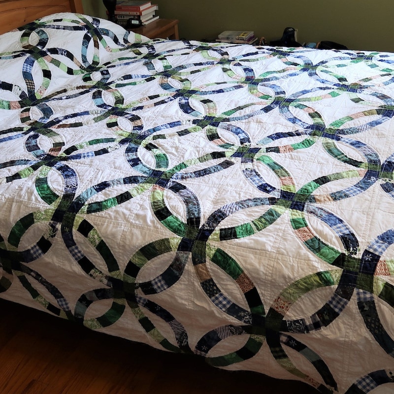Wedding Ring Quilt - Etsy