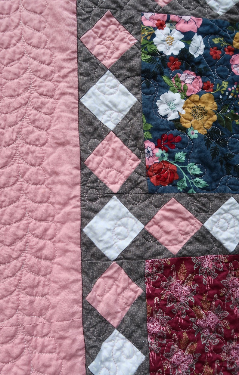 Whimsical Romance Windows Throw / Lap Quilt - Etsy