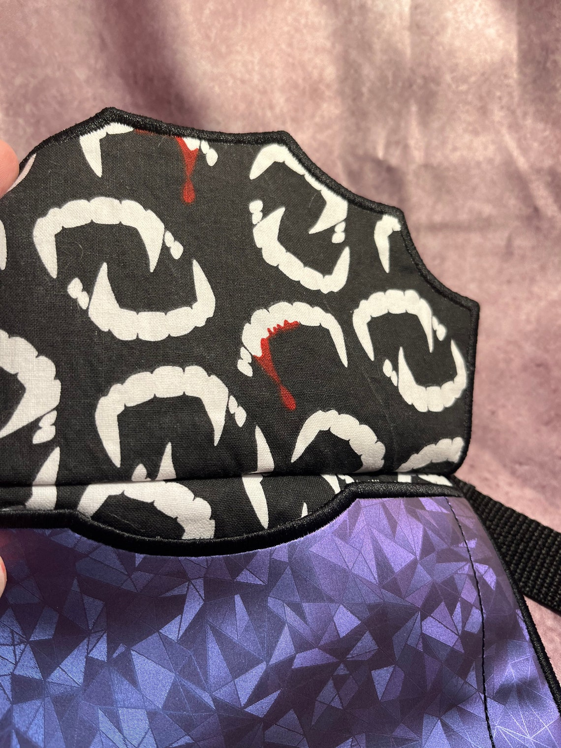 Vampire Fangs Crossbody Bag. Clutch Purse - Etsy