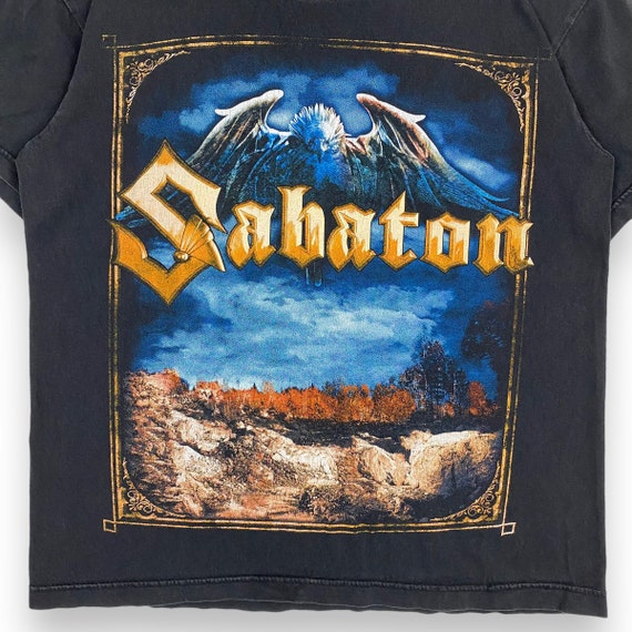 Rare!! Vintage SABATON Swedish Heavy Metal Band T Shi… - Gem