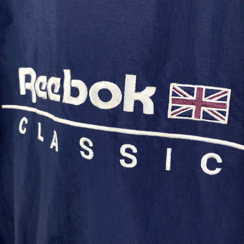 Rare Vintage 90's REEBOK CLASIC BRITAIN Flag Logo Full - Etsy