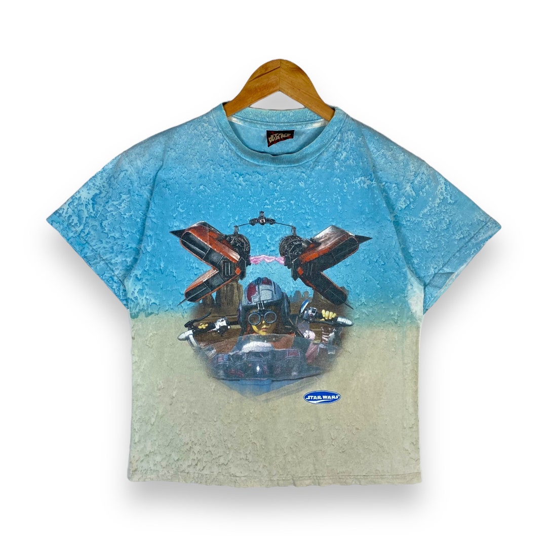 Rare Vintage 90's STAR WARS Anakin Skywalker Tye Dye Movie T Shirt ...
