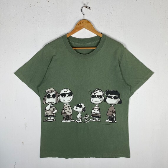 Rare!! Vintage 90's PEANUTS SNOOPY Cartoon Funny T Sh… - Gem