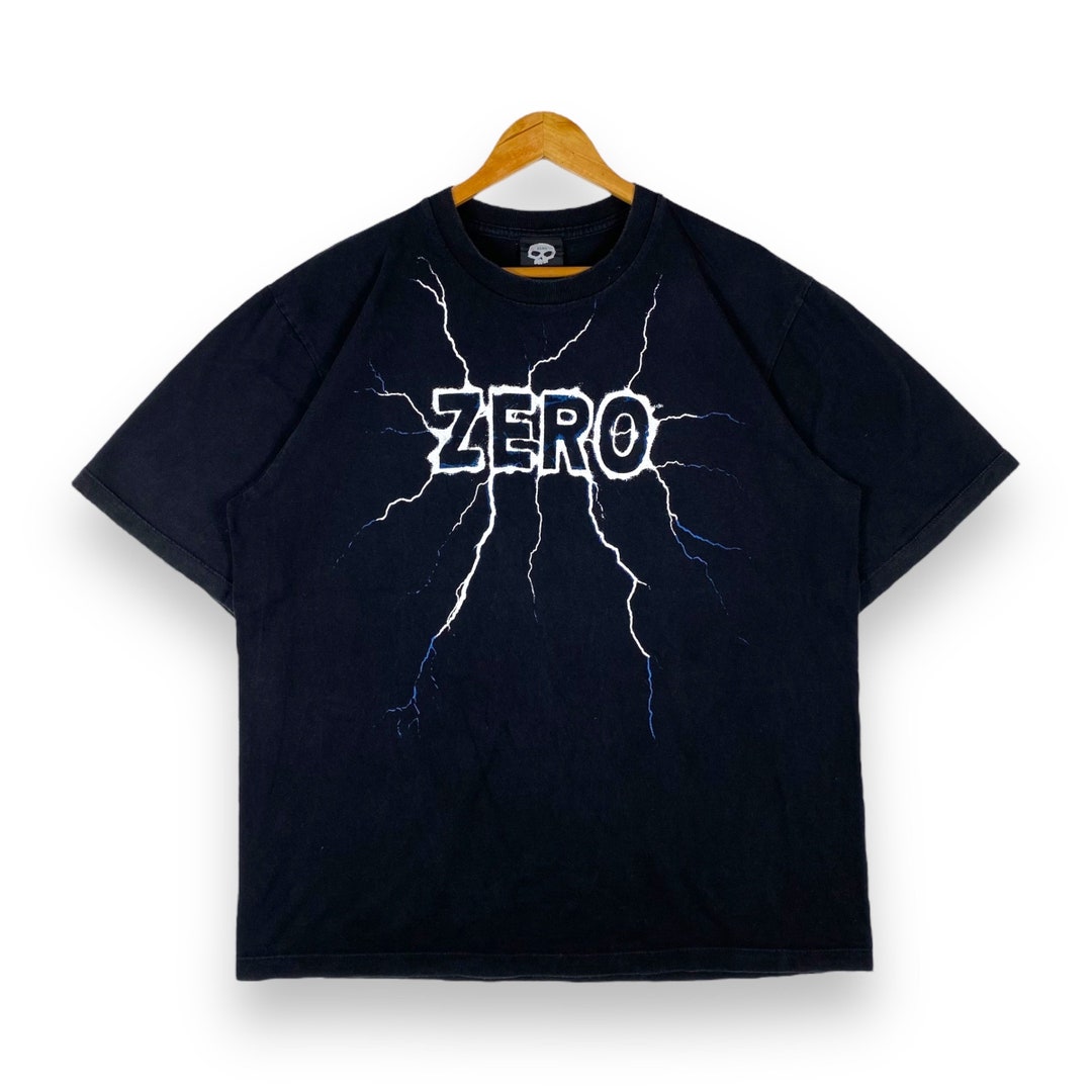 Skatewear Vintage 00's ZERO SKATES Thunder Print Zero or Die ...