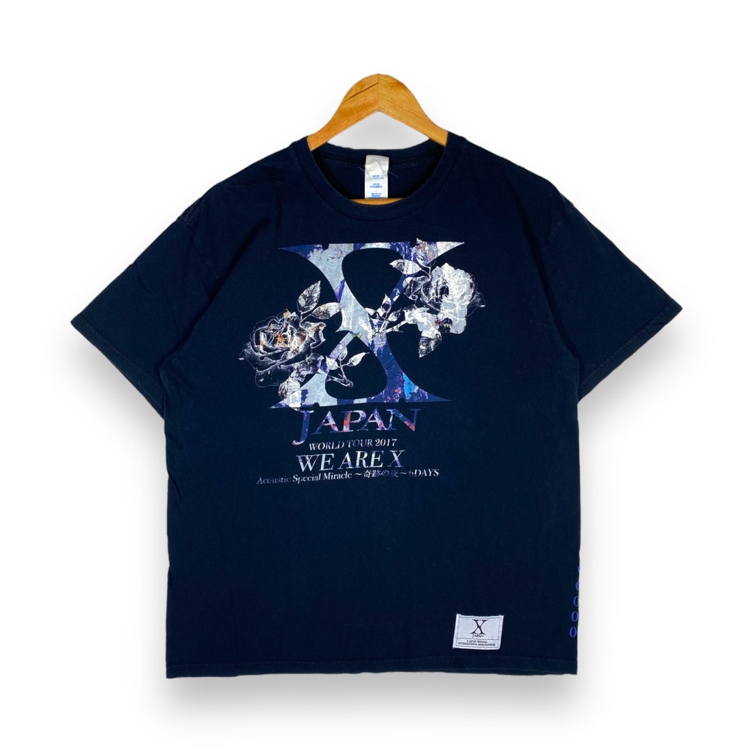 Rare X-JAPAN Japanese Heavy Metal Band World Tour 2017 We Are X Tshirt ...