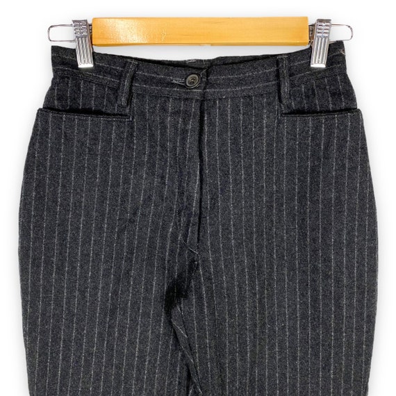 Rare!! Vintage A.P.C. Made In France Wool Stripes Tro… - Gem