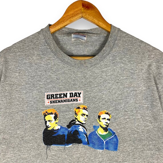 Rare!! Vintage 2002 GREEN DAY Band T Shirt SHENANIGAN… - Gem