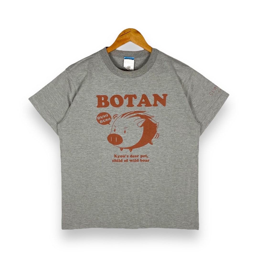 Rare Vintage CLANNAD Botan Child of Wild Boar Anime Cospa T Shirt ...