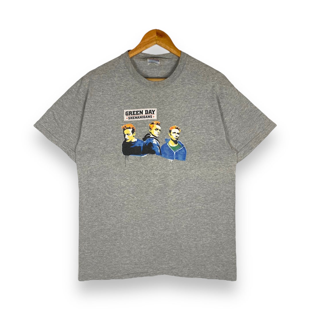 Rare Vintage 2002 GREEN DAY Band T Shirt SHENANIGANS Compilation Album ...