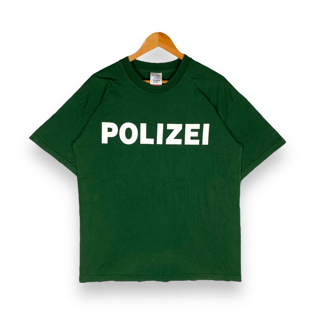 Rare Vintage 90's POLIZEI Like Kanye West Worn T Shirt Large Size - Etsy