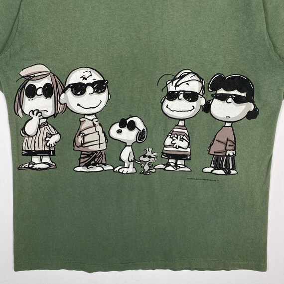 Rare!! Vintage 90's PEANUTS SNOOPY Cartoon Funny T Sh… - Gem
