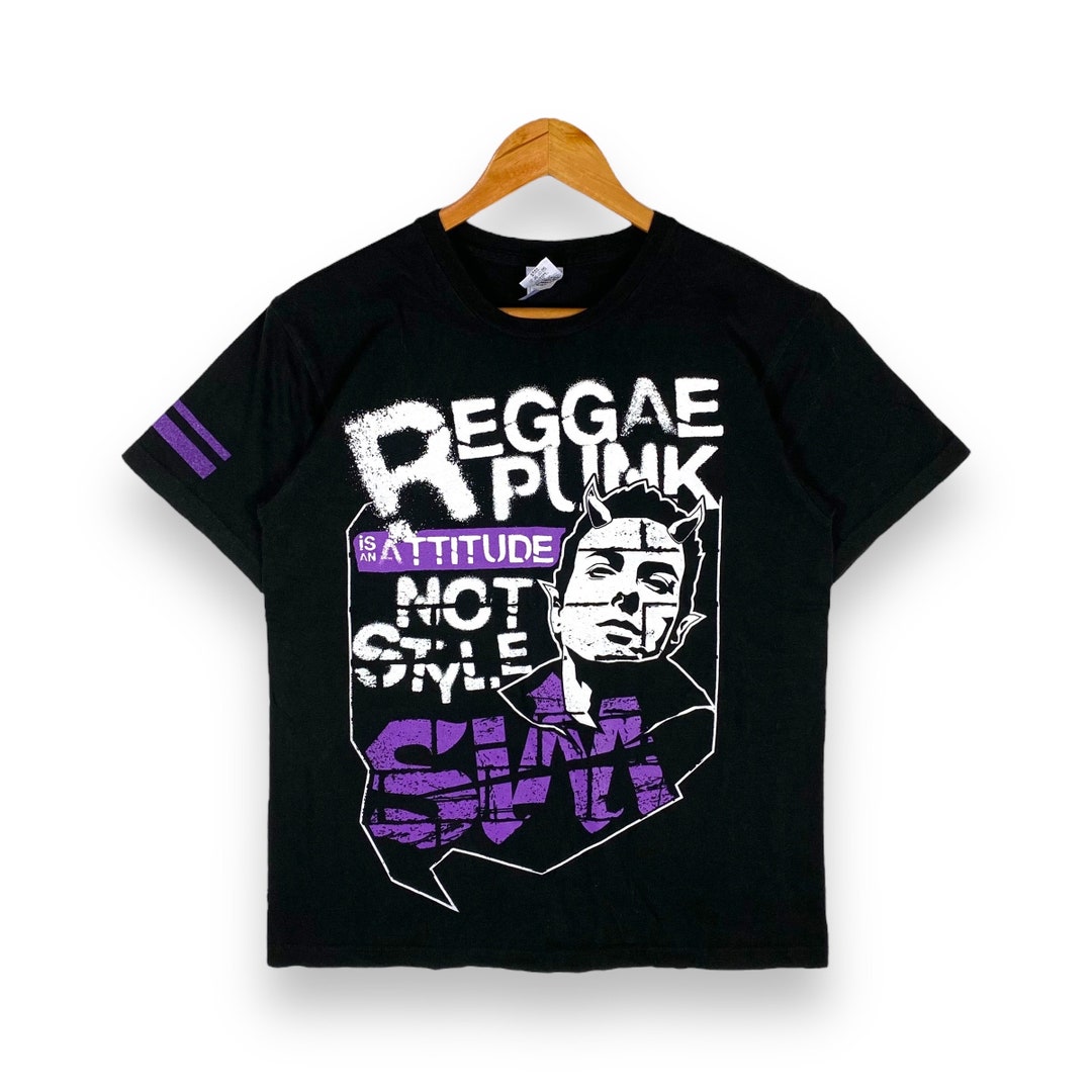Rare Sim Japanese Band Reggae Punk is Attitude Not Style T Shirt Medium ...
