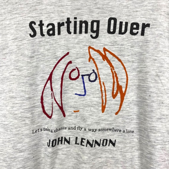 Rare!! Vintage 90's JOHN LENNON Art Starting Over The… - Gem