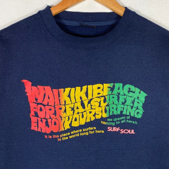 Rare!! Vintage 90's WAIKIKI BEACH World Surfing Champ… - Gem