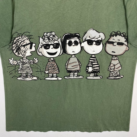 Rare!! Vintage 90's PEANUTS SNOOPY Cartoon Funny T Sh… - Gem