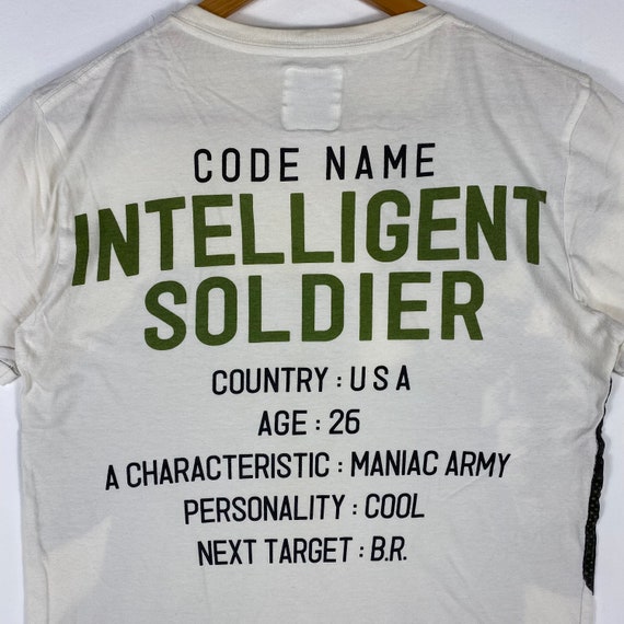 Rare!! PPFM "Intelligent Soldier" Fullprint T Shirt M… - Gem