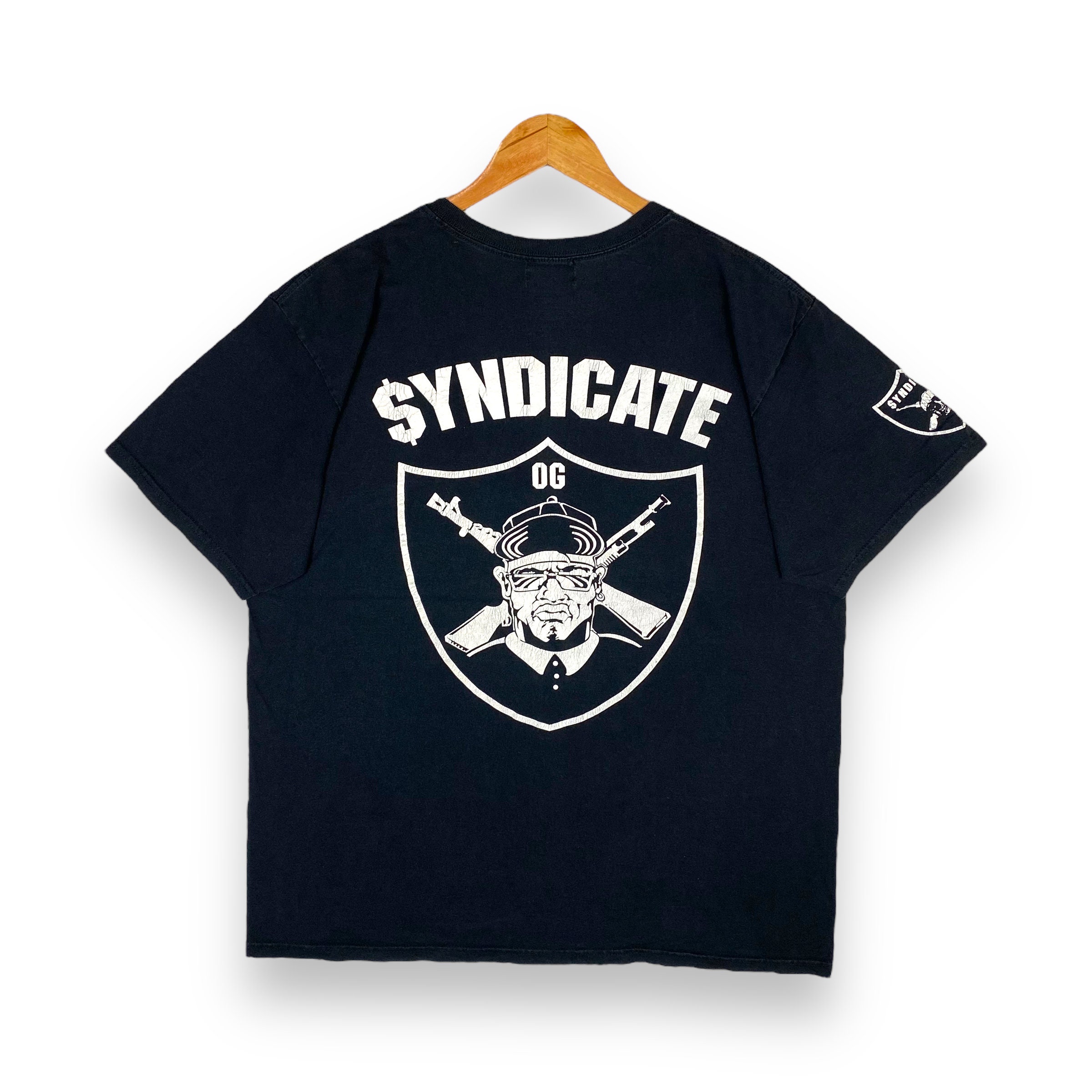 Rare RHYME SYNDICATE OG Label American Hip-hop Collective T Shirt Large ...