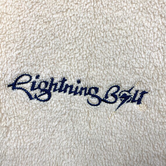 Rare!! Vintage 90's LIGHTNING BOLT SURFING Fleece Pul… - Gem