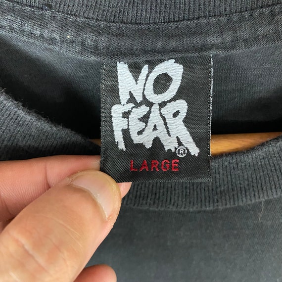 Rare!! Vintage 90's NO FEAR Dragon Japanese Style T S… - Gem