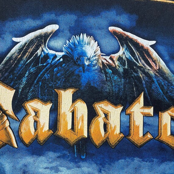 Rare!! Vintage SABATON Swedish Heavy Metal Band T Shi… - Gem