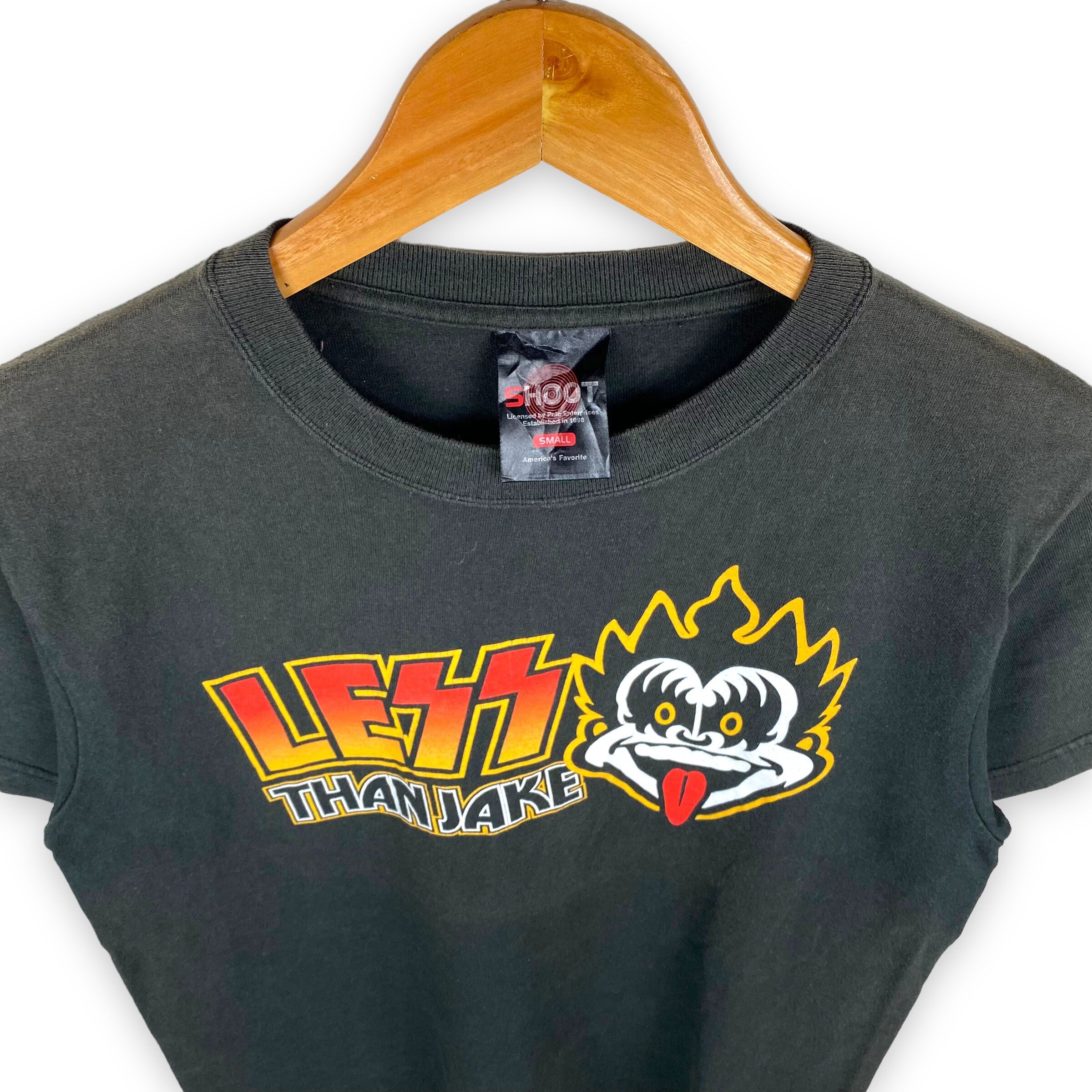 Rare Vintage Sunfaded Y2K LESS THAN JAKE Band American Ska Punk Kiss ...