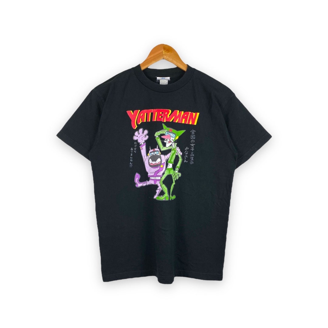 Rare Vintage 90's YATTERMAN Anime BOYACKY & TONZURA Character T Shirt ...