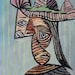 Very Rare Art - Unique Cubist Oil Portrait Painting, Signed Pablo ...