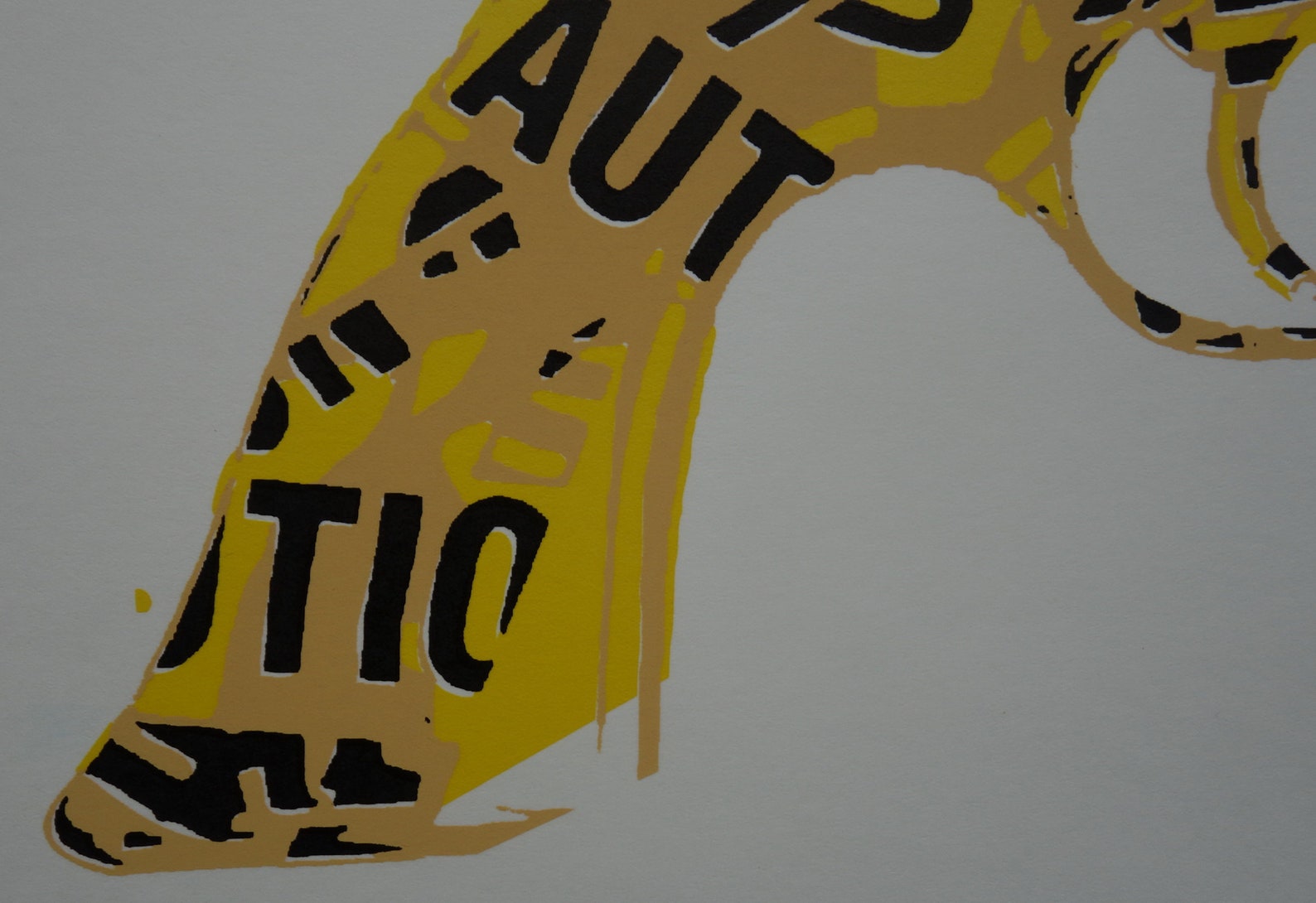 Limited Edition Pop Art Graffiti Gun Silkscreen Serigraph, Signed ...