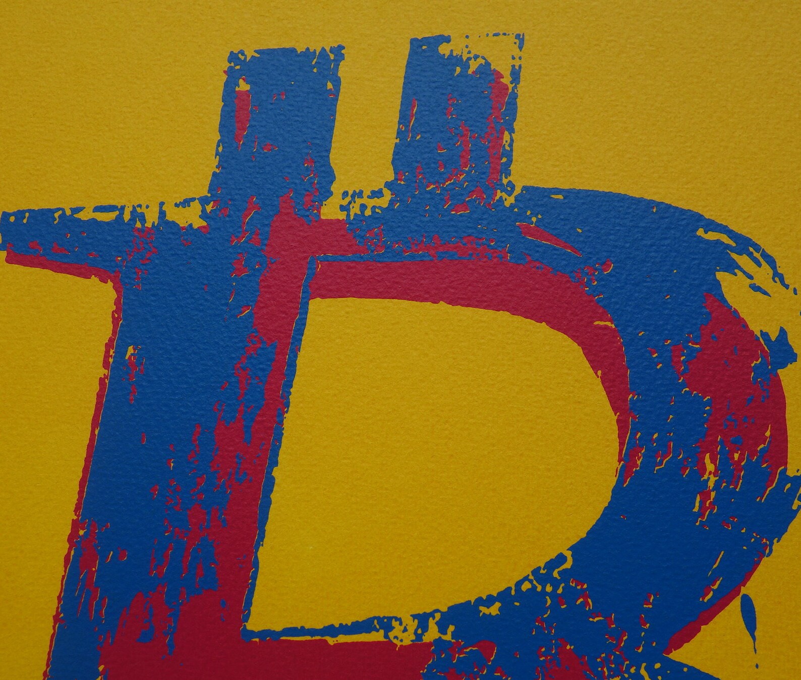 Limited Edition Pop Art Graffiti Bitcoin Silkscreen Serigraph - Etsy