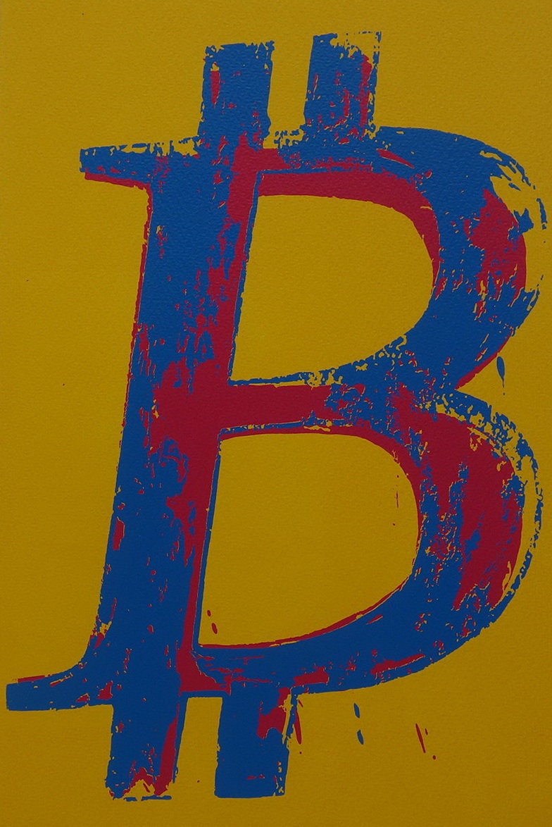 Limited Edition Pop Art Graffiti Bitcoin Silkscreen Serigraph - Etsy