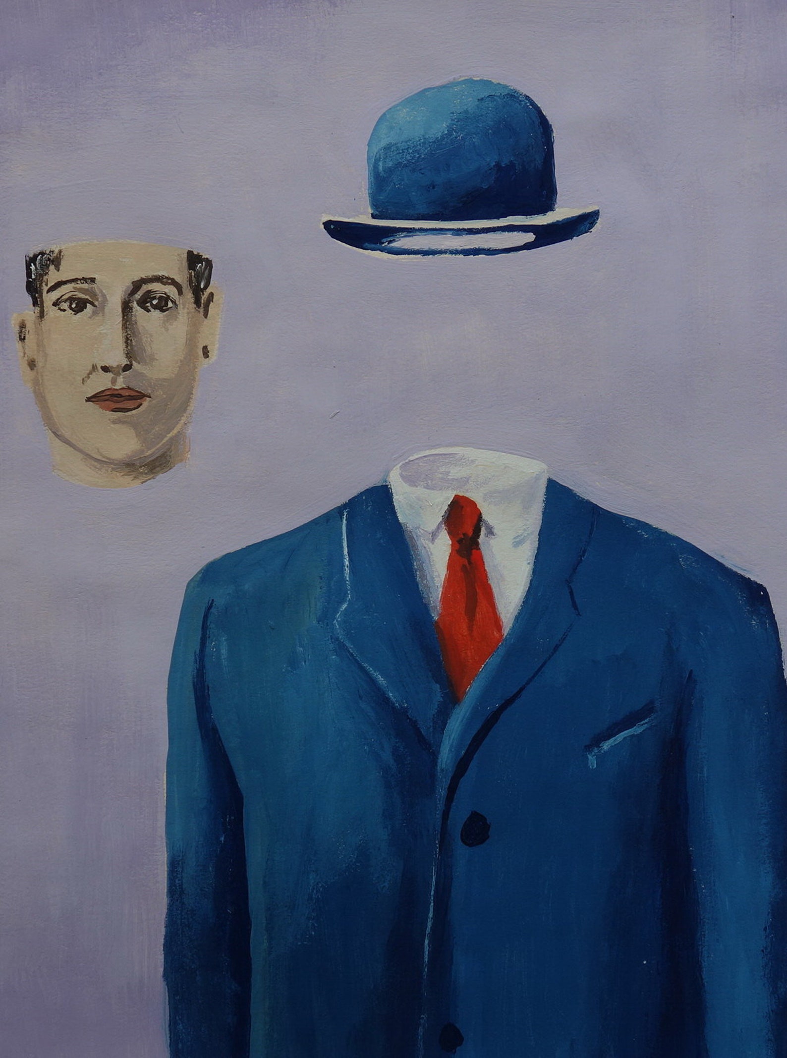 Fine European Art Surrealism Painting Portrait Signed - Etsy