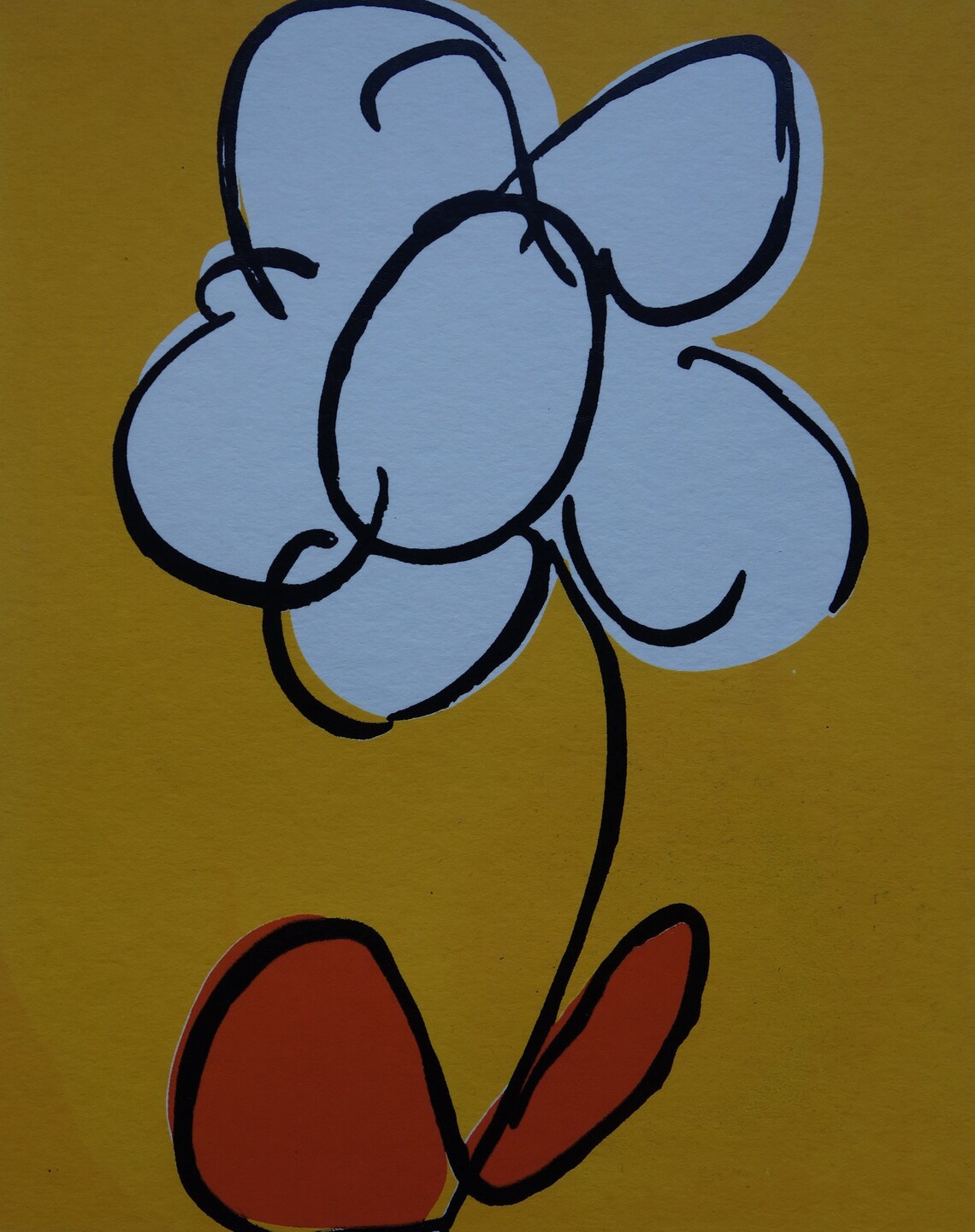 Fine POP ART Flower Limited Edition Silkscreen Serigraph | Etsy