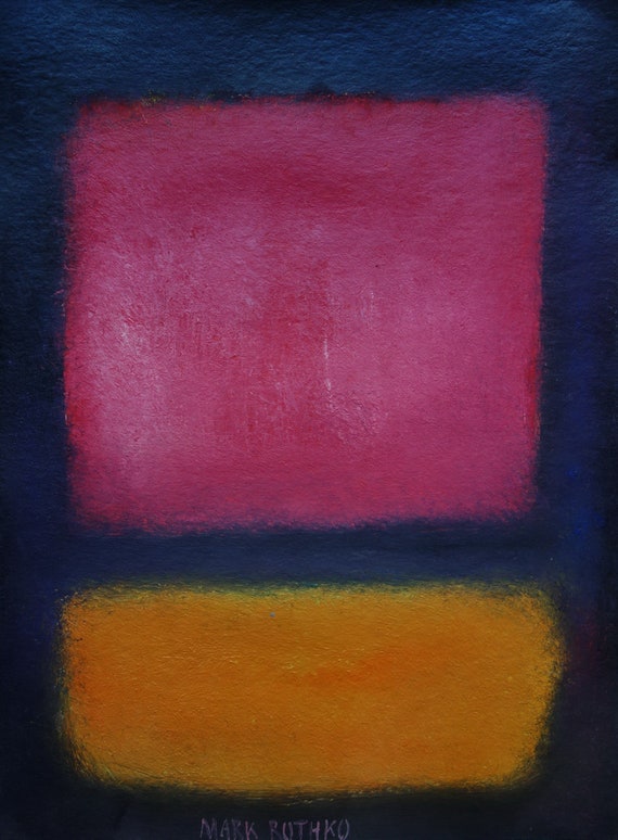 Graphite Pencil Drawing & Illustration Rare find Mark Rothko Fine ...