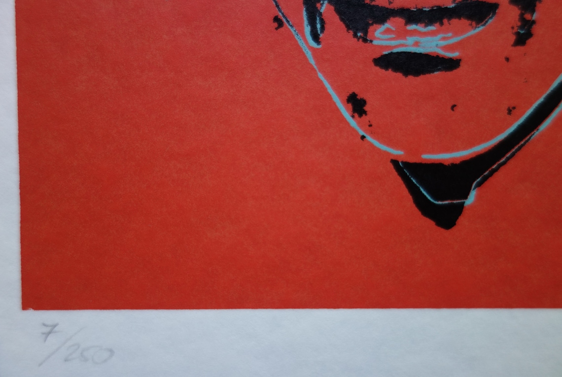 Fine POP ART Limited Edition Silkscreen Serigraph Portrait - Etsy