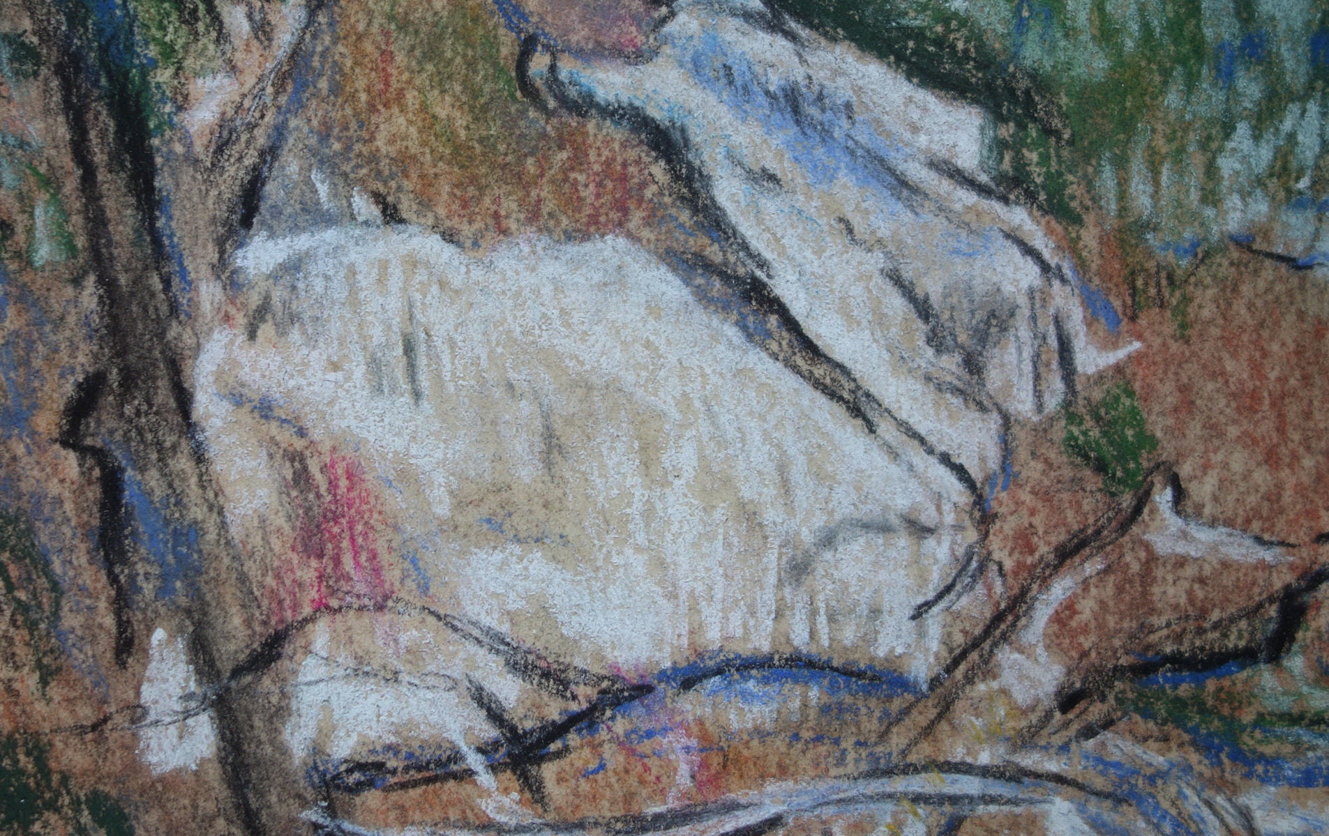 Fine Early Expressionist Pastel Painting Woman Signed - Etsy