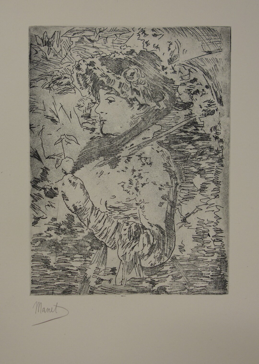 Fine Impressionist Limited Edition Etching - Woman, Edouard Manet ...
