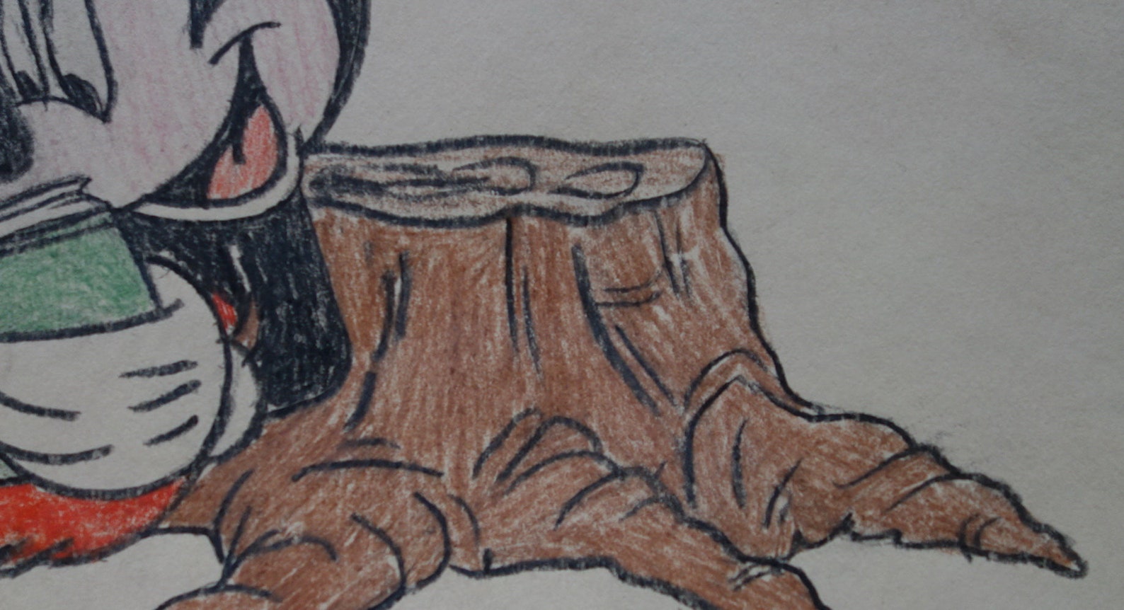 Vintage Cartoon Walt Disney Mickey Mouse Study Drawing - Etsy