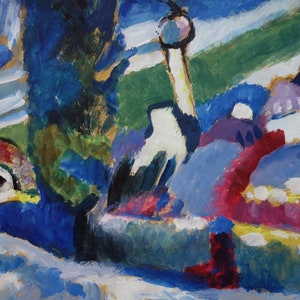 Fine Art, Rare Early Abstract Painting – Landscape, Signed, Wassily ...